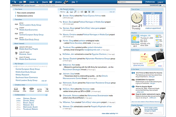 Quorum Analytics User Interface